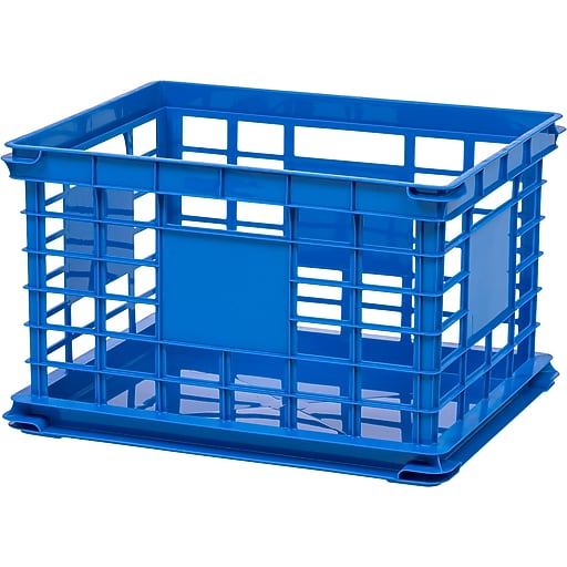 Iris Storage Crate, Blue (SC-LL Blue) | Staples