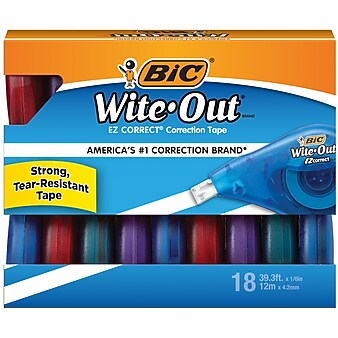 Correction Tape & Fluid | White Out & Liquid Paper | Staples
