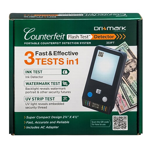Dri Mark Flash Test Counterfeit Detector (351FT) | Staples