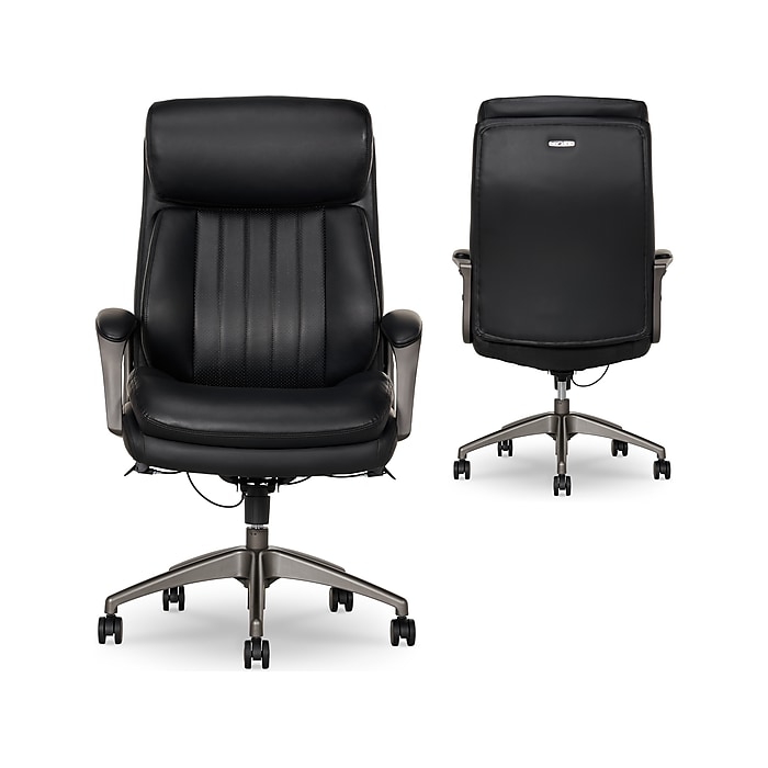 La-Z-Boy Nova Ergonomic Polyurethane Swivel Executive Chair La-Z-Boy Nova Ergonomic Polyurethane Swivel Executive Chair
