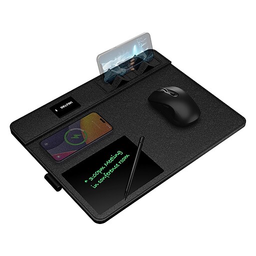 Delton S8/D101 Wireless Optical Mouse with Non-Skid Mouse Pad with ...