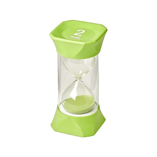 hand2mind Jumbo 2-Minute Sand Timer, Green (93067) | Staples