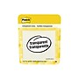Post-it Sticky Notes, 2.8" x 2.8", Transparent, 36 Sheets/Pad (600 ...