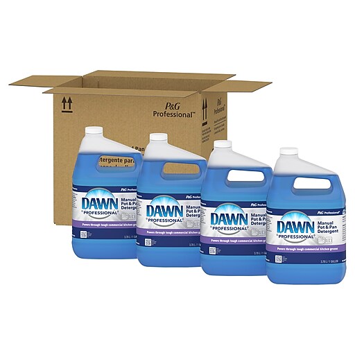 Dawn Professional Liquid Dish Soap, Original Scent, 128 oz., 1 Gal., 4 ...