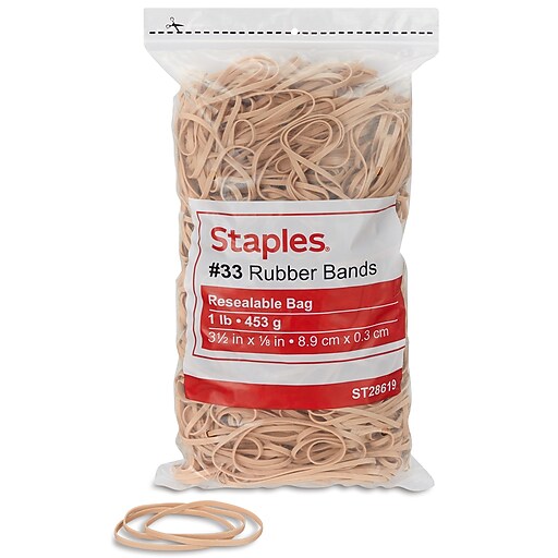 Staples Economy #33 Rubber Bands, 820/Pack (28619-CC) | Staples
