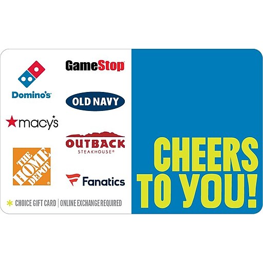 Blackhawk OC Cheers To You Swap $50 Gift Card (1009002B5000) | Staples