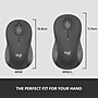 Logitech Signature M550 L Wireless Ambidextrous Optical Mouse, Graphite ...