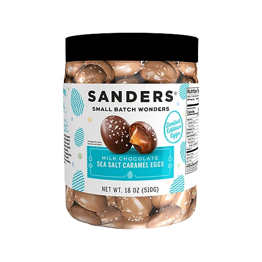 Sanders Small Batch Wonders Miniatures Sea Salt Caramel Milk Chocolate ... Sanders Small Batch Wonders Miniatures Sea Salt Caramel Milk Chocolate ...