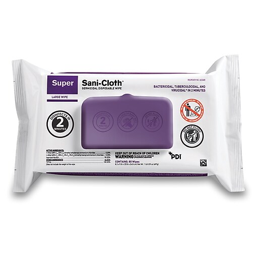 Sani-Cloth Disinfecting Wipes, 80 Wipes/Container (A22480) | Staples
