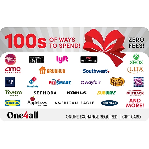 One4All Ultimate $50 Gift Card (Email Delivery) | Staples