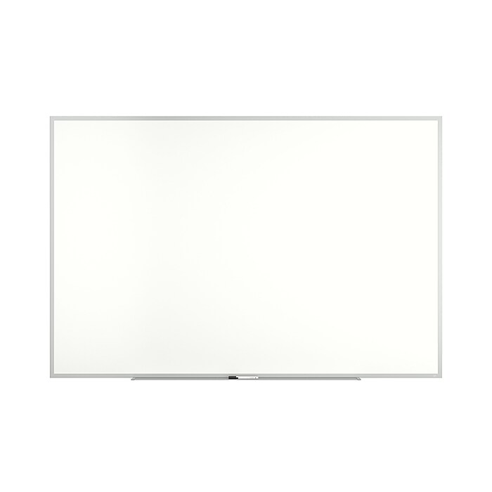 Tru Red Melamine Dry Erase Board Gray Frame 6 ft x 4 ft TR59352