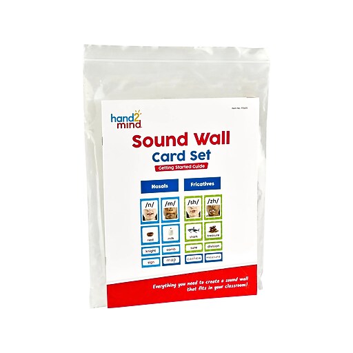 hand2mind Sound Wall Card Set (93605) | Staples