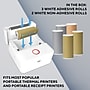 Core Innovations Adhesive Sticker Thermal Paper 2.18” x 9.5', Assorted ...