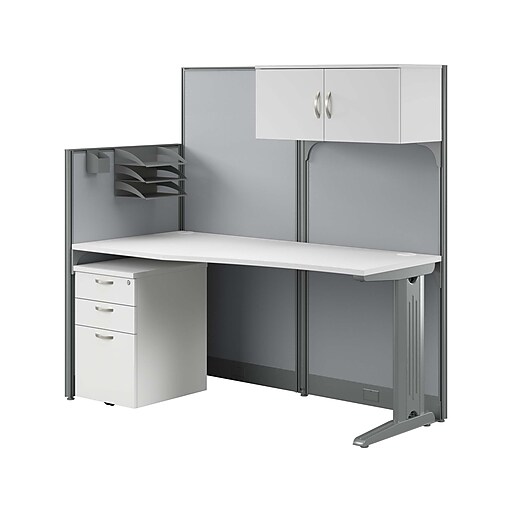 Bush Business Furniture Office in an Hour 63"H x 65"W Cubicle Panel ...