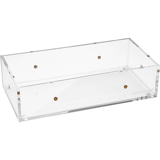 Russell+Hazel Bloc Acrylic Small Drawer Organizer, Clear (98146) | Staples