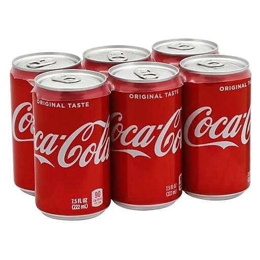 Coca-Cola Mini Soda, 7.5 Oz., 24/Carton (00049000061017) | Staples