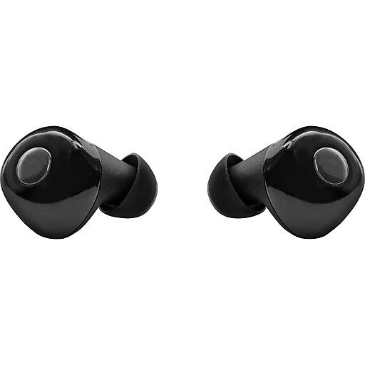 Sentry True Wireless Earbuds, Bluetooth, Black (HPXBT985) | Staples