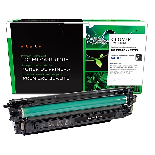 Clover Imaging Group Remanufactured Black High Yield Toner Cartridge ...