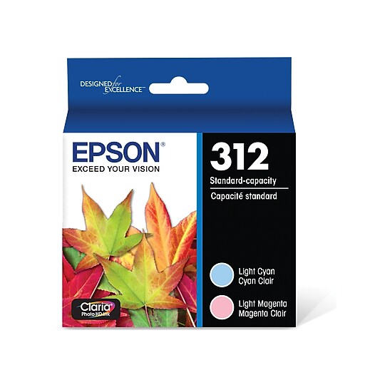 Epson 312 Cyan/Magenta/Yellow Standard Yield Ink Cartridge (T312923-S ...
