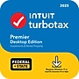 TurboTax Premier Desktop Edition 2025, Federal & State Tax Return for 1 ...