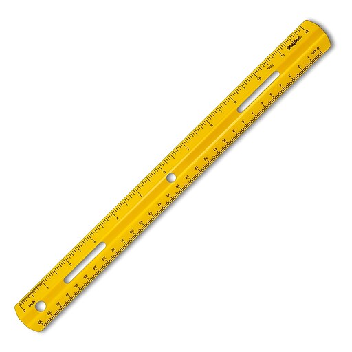 Staples 12" Plastic Ruler, Assorted Colors (51884) | Staples