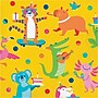 Say Hooray! Animal Jamboree Birthday 6.5" Dinner Napkin, Multicolored ...
