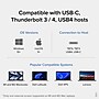 Plugable 16-in-1 Thunderbolt 4 Docking Station for 4 Monitor Setup ...
