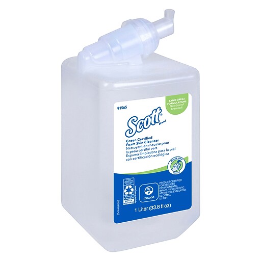 Scott Foaming Hand Soap Refill, 1 Liter, 6/Carton (91565) | Staples