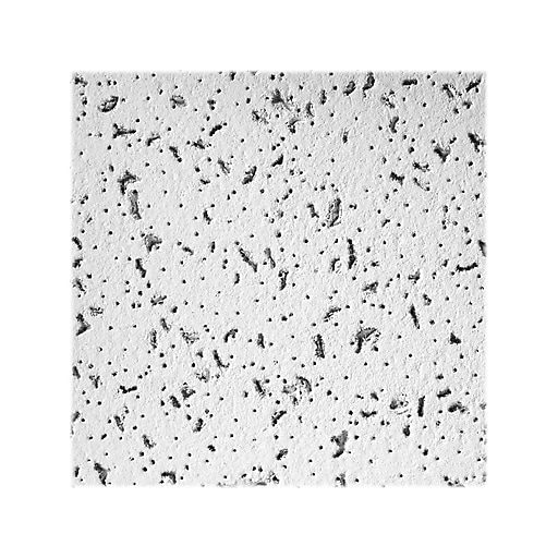 Armstrong CORTEGA Beveled Tegular Edge Ceiling Tile, 24" x 24", White ...