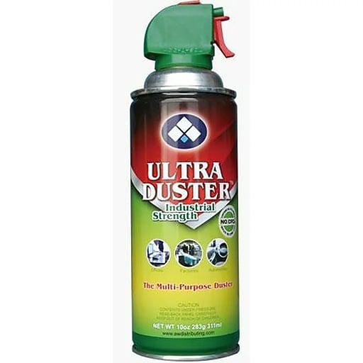 Ultra Duster Industrial Strength Compressed Air Duster Cleaner 10 oz ...
