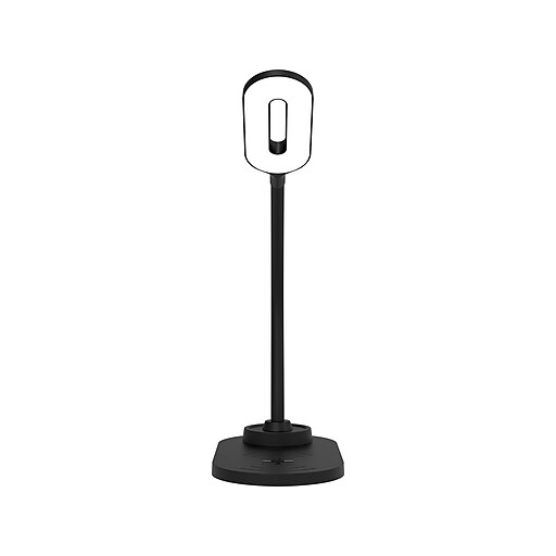 Tzumi PowerSync LED Desk Lamp, 10.2", Black (8564ST) | Staples