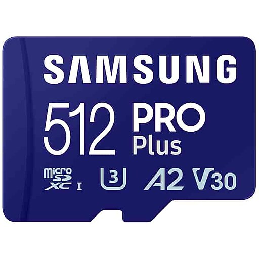 Samsung PRO Plus 512GB microSDXC Memory Card with Adapter, Class 10 ...