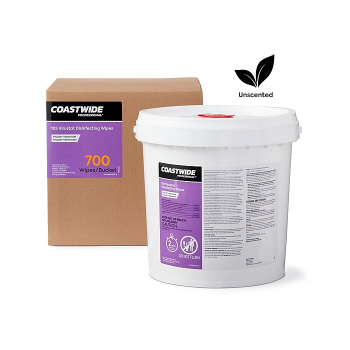 Coastwide Professional Disinfecting Wipes 700 Wipes Container 700 Pack CW105WW70 A