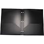 3-Hole Punched 2-Pocket Presentation Folder, Black (60617) | Staples