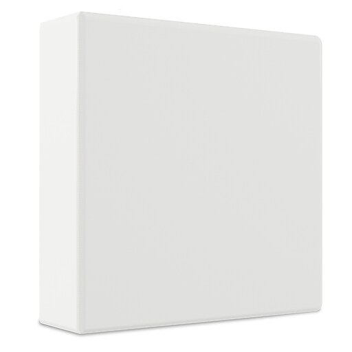 Staples 3" 3-Ring View Binder, White (ST23743-CC) | Staples