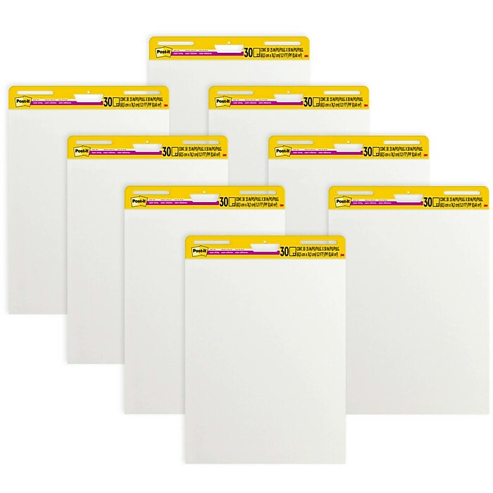 Poster Paper Post-it Super Sticky Easel Pads - 25"x30", 3-Pack (20 ...