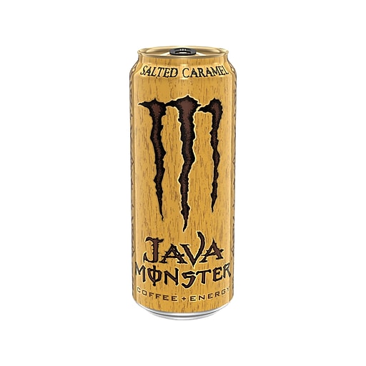 Java Monster Salted Caramel Cold Brew Coffee, 15 fl. oz., 12 Cans/Pack ...