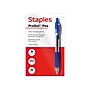 Staples ProGel™ Retractable Gel Pen, Bold Point, 1.0mm, Blue Ink, 36 ...