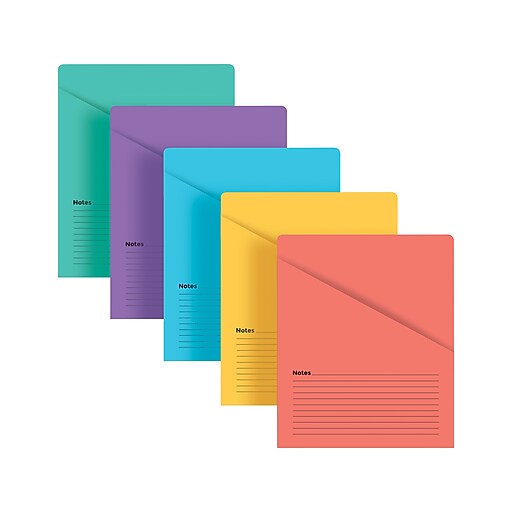 Better Office File Jackets, Letter Size, Assorted Colors, 25/Pack ...