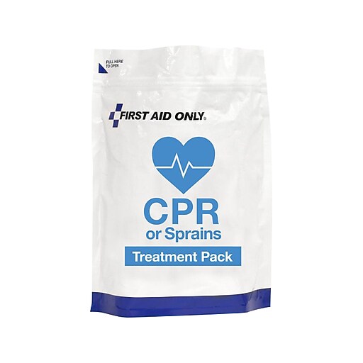 First Aid Only 9-Piece CPR & Sprains Treatment Pack (91165) | Staples