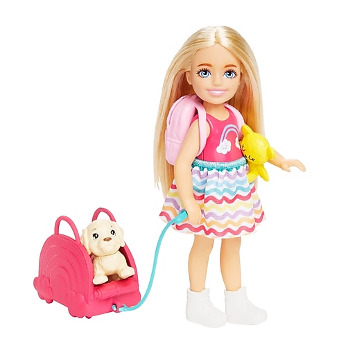 Mattel Barbie Travel Chelsea Doll Playset (HJY17) | Staples