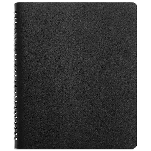 Staples 7" x 8.75" Daily Planner, Black (ST60461-24) | Staples