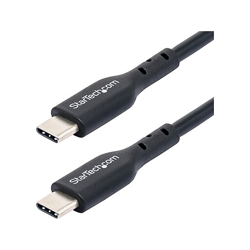 StarTech USB-C to USB-C Charging Cable, 6 ft., Black (USB2CC2MNC) | Staples