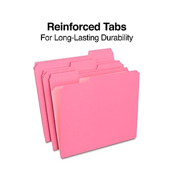 Pink File Folders | Staples