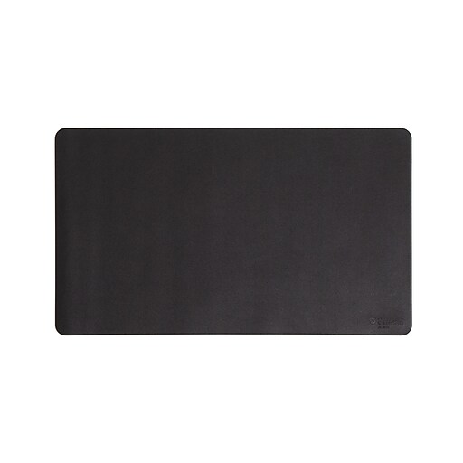 Smead Large Vegan Leather Anti-Slip Desk Pad, 36" x 17", Charcoal ...