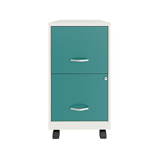 Space Solutions SOHO Smart File 2-Drawer Mobile Vertical File Cabinet ...