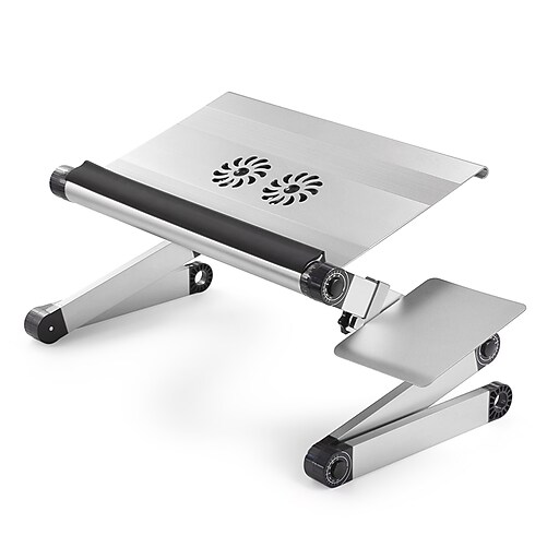 Uncaged Ergonomics WorkEZ Cool Laptop Riser, 18 x 11”, Silver (WECs ...