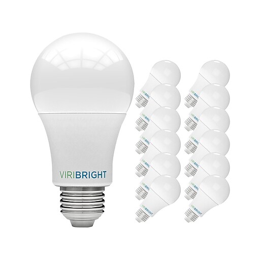 Viribright 9-Watts Cool White LED Specialty Bulb, 12/Pack (640339 ...