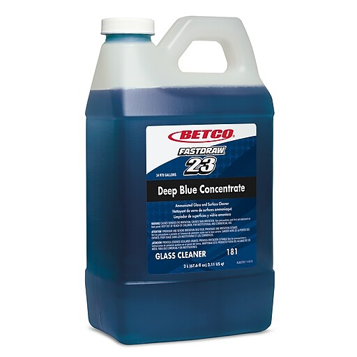 Betco Deep Blue Concentrate Glass and Surface Cleaner, Ammoniated ...