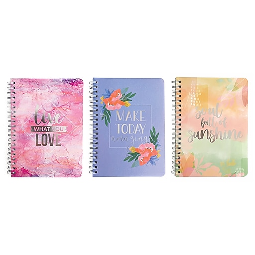 Carolina Pad Silver Lining 1-Subject Pocket Notebook, 5" x 7", College ...